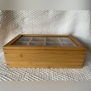 Storage & Organization | Natural Bamboo Display Case | Poshmark